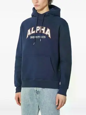 Alpha Industries Logo-print Hoodie
