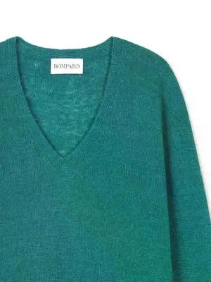 Eric Bompard V-neck Ribbed Sweater