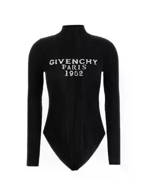 Givenchy High-neck Logo Bodysuit