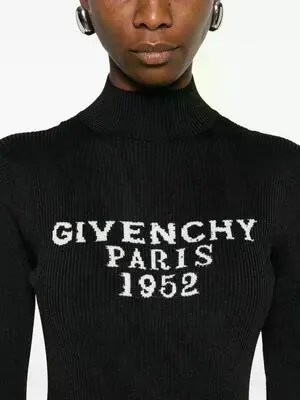Givenchy High-neck Logo Bodysuit