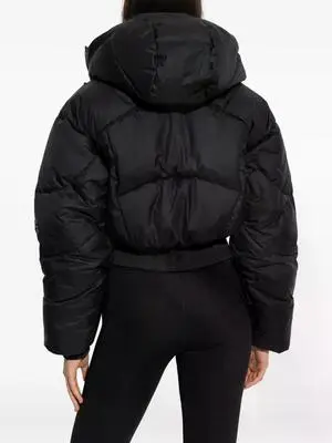 Adidas By Stella McCartney Hooded Quilted Jacket - Black