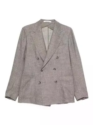 Tagliatore Double-breasted Textured Jacket