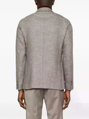 Tagliatore Double-breasted Textured Jacket