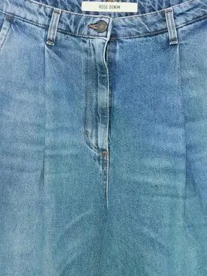 MERCI Pleated Jeans - Blue