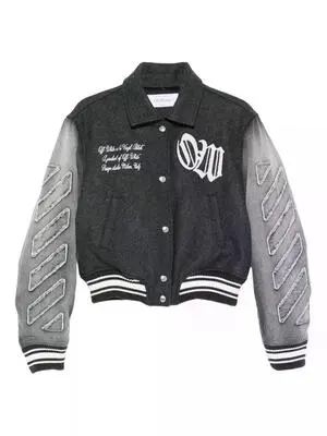 Off-White Varsity-style Bomber Jacket