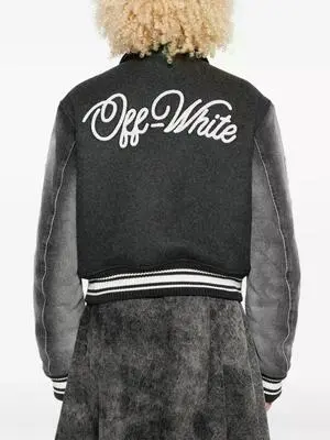 Off-White Varsity-style Bomber Jacket