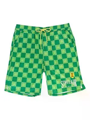 SINCLAIR Checkered Track Shorts