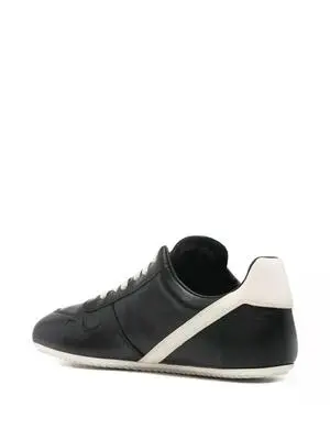 Rick Owens Minimalist Lace-up Sneakers - Black
