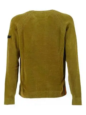 RRD Velvet Round-neck Sweater - Green