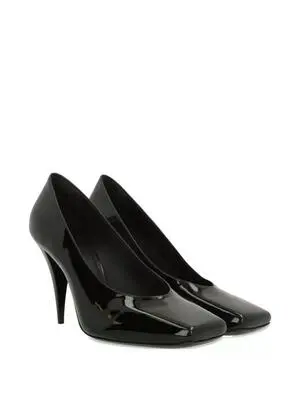 Givenchy 94mm Patent-leather Square-toe Heeled Pumps