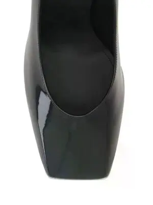 Givenchy 94mm Patent-leather Square-toe Heeled Pumps
