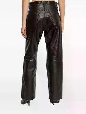Rag & Bone Leather Panelled Trousers