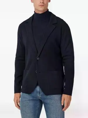 Boggi Milano Knitted Wool Single-breasted Blazer