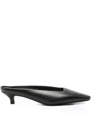 TOTEME Square-toe Leather Mules
