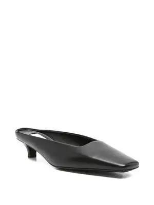 TOTEME Square-toe Leather Mules