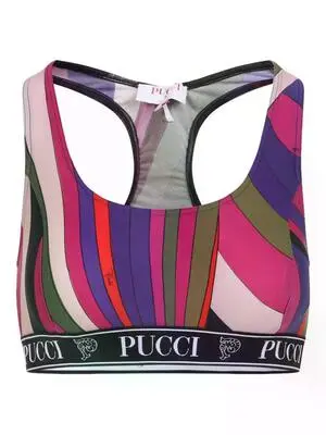 Emilio Pucci Racer-back Sports Bra - Pink