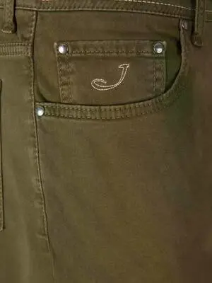 Jacob Cohen Logo-embroidered Jeans