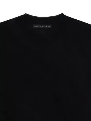 LOW BRAND Crew Neck Sweater - Black