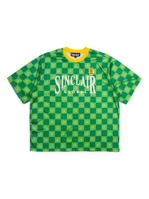 SINCLAIR Checkerboard-pattern T-shirt