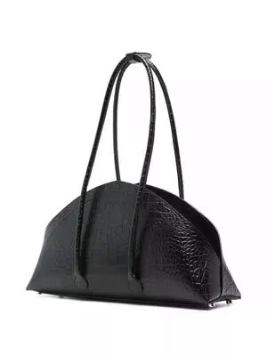 FEDERICO CINA Crocodile-effect Leather Tote Bag