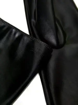 TWINSET Long Leather-effect Gloves