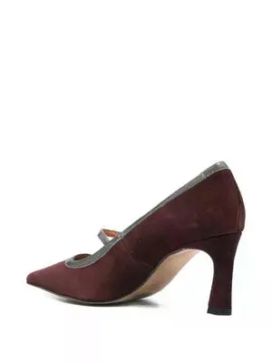 ANGEL ALARCON Pointed-toe Buckled Pumps
