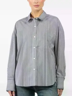 ARLO MOTT Striped Button-down Shirt