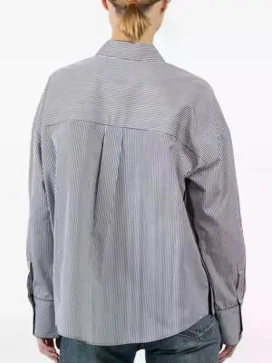 ARLO MOTT Striped Button-down Shirt