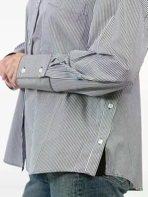 ARLO MOTT Striped Button-down Shirt