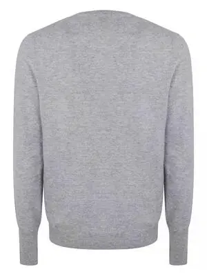 BALLANTYNE V-neck Cashmere Sweater - Grey