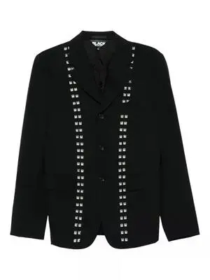 BLACK COMME DES GARÇONS Studded Single-breasted Jacket