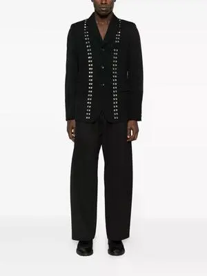BLACK COMME DES GARÇONS Studded Single-breasted Jacket