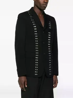 BLACK COMME DES GARÇONS Studded Single-breasted Jacket