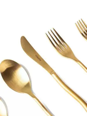 MISETTE Squiggle Matte Cutlery - Gold