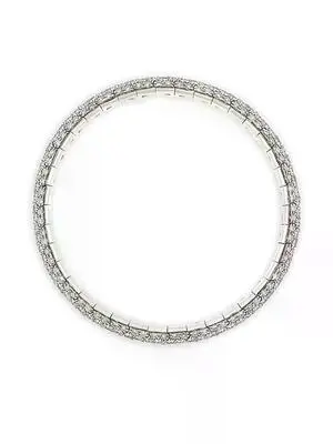 MATTIA CIELO 18k White Gold Universo Diamond Bracelet - Silver