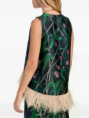 La DoubleJ Bamboo-print Top