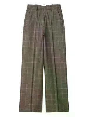Eric Bompard Check-print Trousers