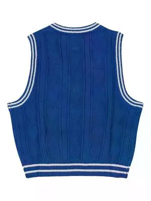 SINCLAIR Cable-knit V-neck Vest
