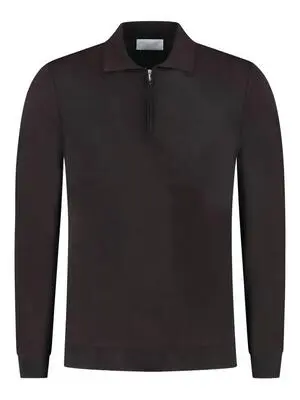 Marco Pescarolo Half-zip Polo-neck Sweater - Black