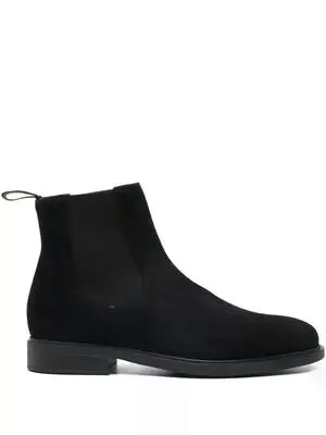 DOUCAL'S Elastic-panel Suede Boots
