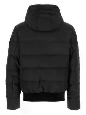 Moose Knuckles Cloud Hooded Bomber Jacket - Black