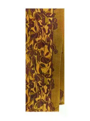 Malìparmi Floral-print Patterned Scarf