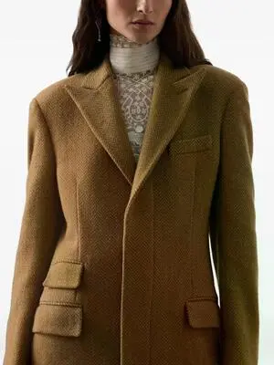 Ralph Lauren Herringbone Wool Coat