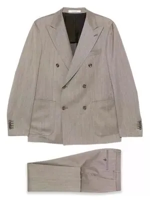 Tagliatore Double-breasted Suit - Neutrals