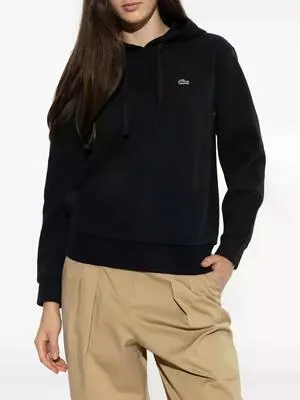 Lacoste Logo-detail Hoodie - Blue