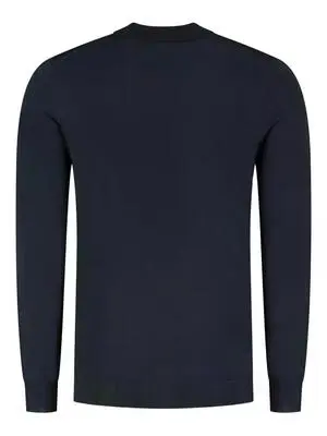 ZANONE Round-neck Long-sleeved Sweater - Blue