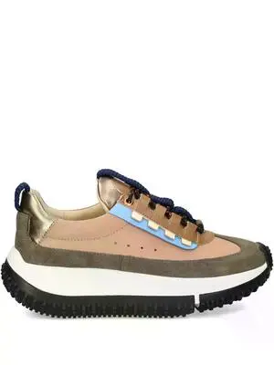 4CCCCEES Panelled-design Leather Sneakers