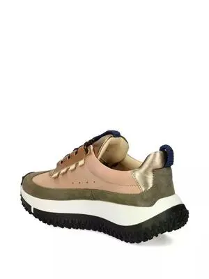 4CCCCEES Panelled-design Leather Sneakers