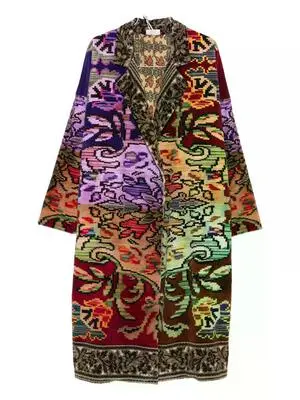 PIERRE-LOUIS MASCIA Patchwork Floral Coat