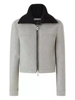 Pinko Ribbed-collar Jacket